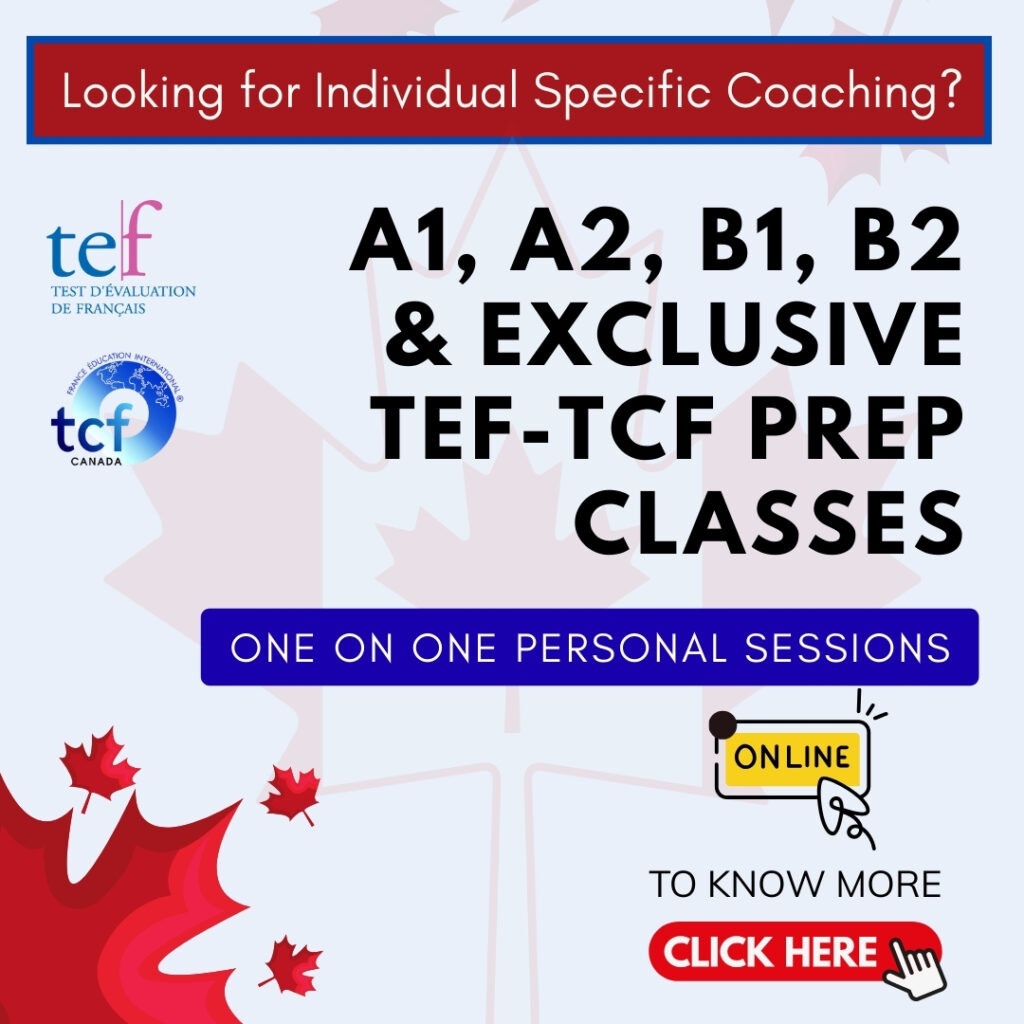 A1, A2,B1, B2 & Exclusive TEF-TCF Prep Classes – frenchclassesteftcf.ca